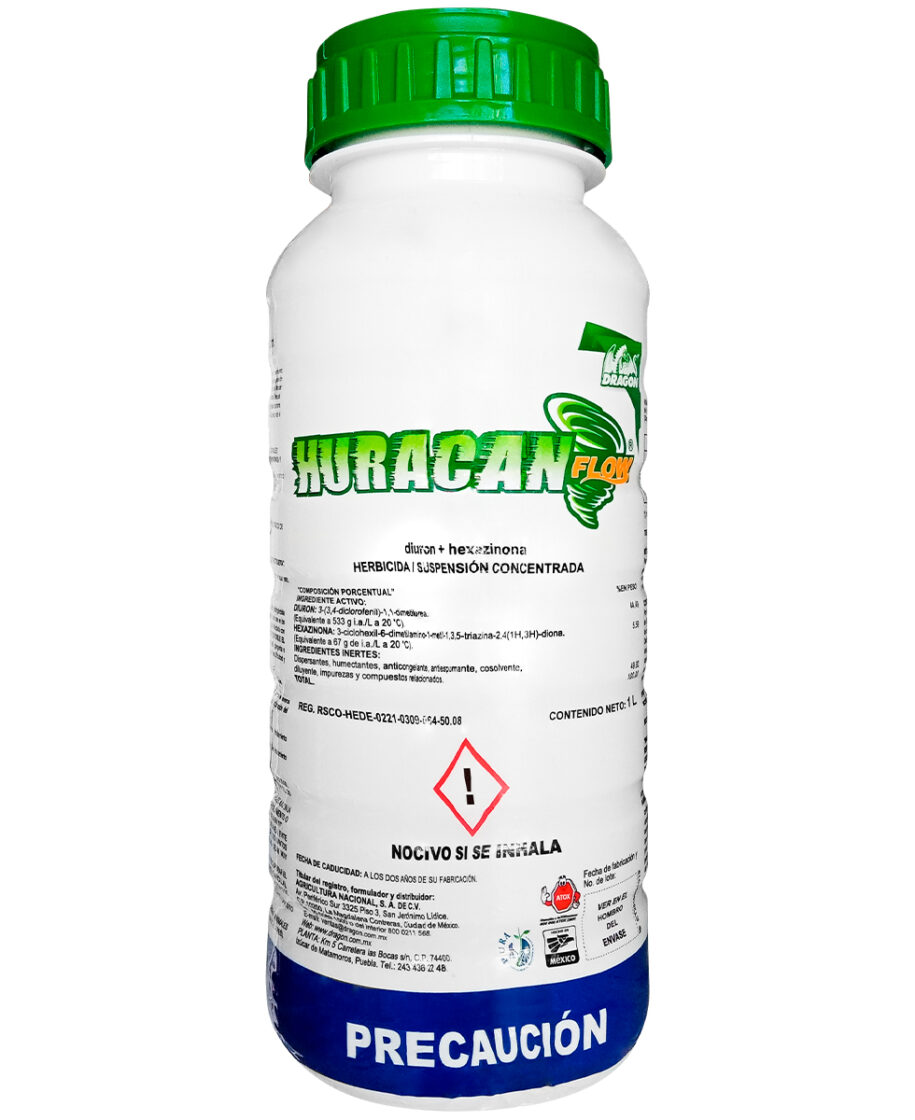 HURACAN FLOW (DIURON + HEXAZINONA) (1L) Dragón | Agro Caminante