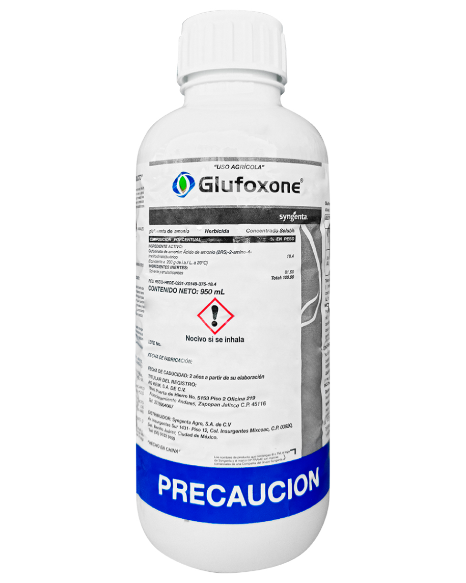 GLUFOXONE (GLUFOSINATO DE AMONIO) 950ML Syngenta | Agro Caminante