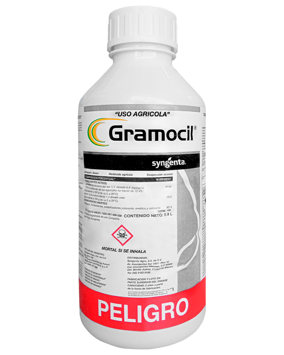 GRAMOCIL (PARAQUAT+DIURON) (900ML) Syngenta | Agro Caminante
